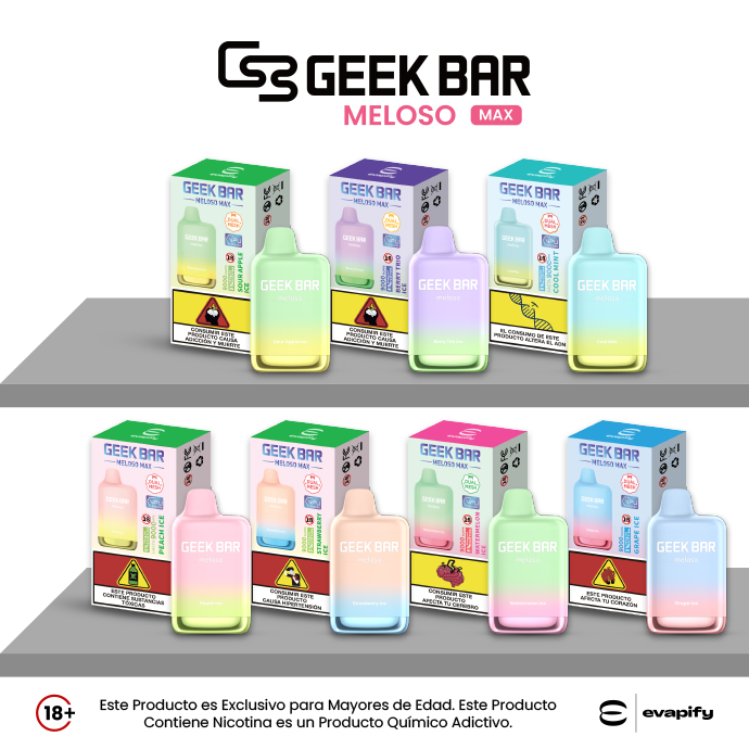 Geek Bar - Meloso Max | Tienda Evapify Colombia